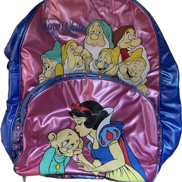 Disney | Accessories | Snow White Backpack Vintage Rare Disney Snow ...